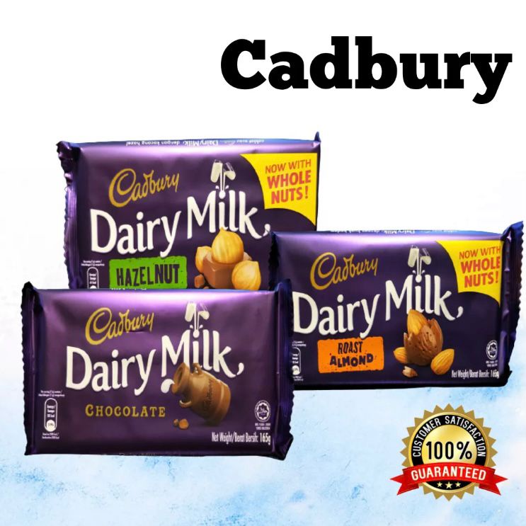CADBURY DAIRY MILK 165g/160g | Shopee Philippines