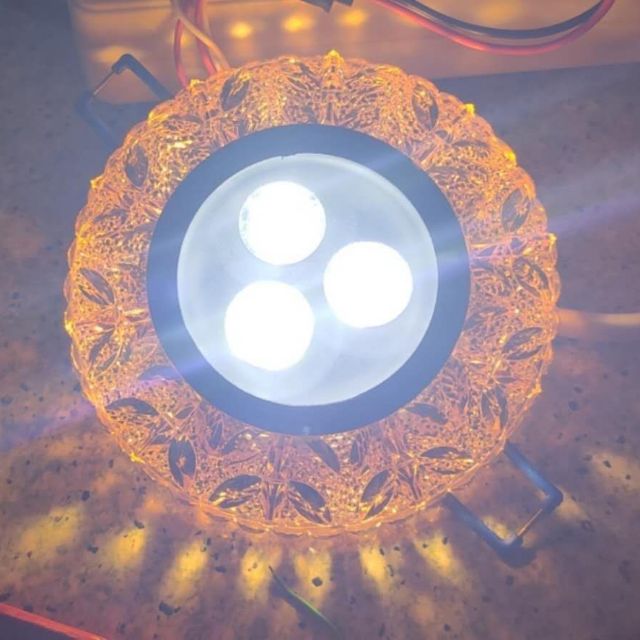 Spotlight LED ceiling light LED crystal spotlight 3W bull s eye light ...