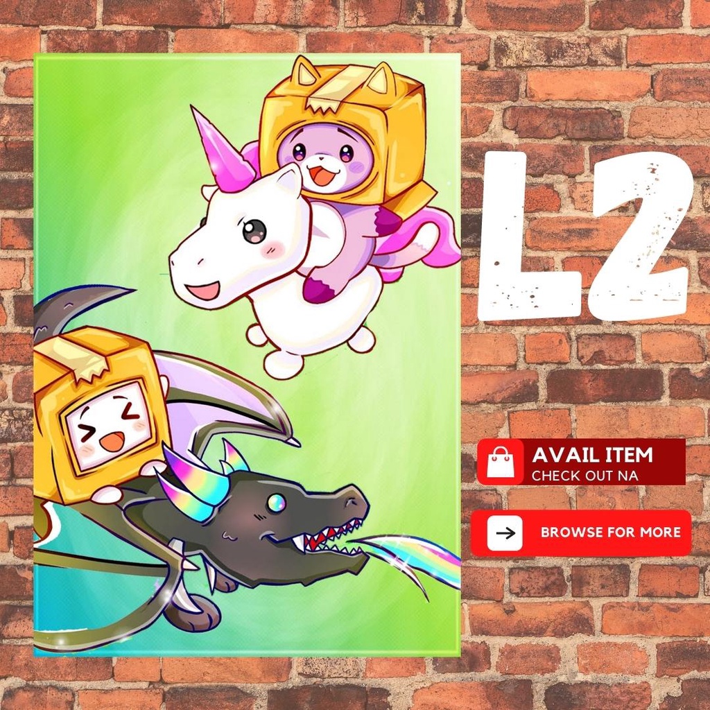 LANKYBOX poster (Sintra board) A4 size | Shopee Philippines