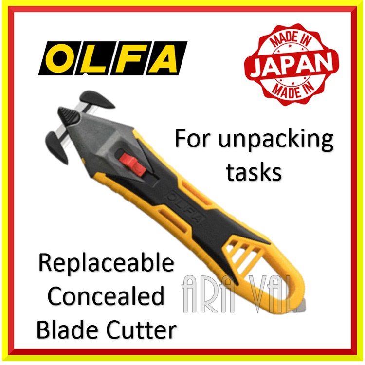 Olfa Safety Cutter SK-16 Replaceable Concealed Blade Cutter Made in ...