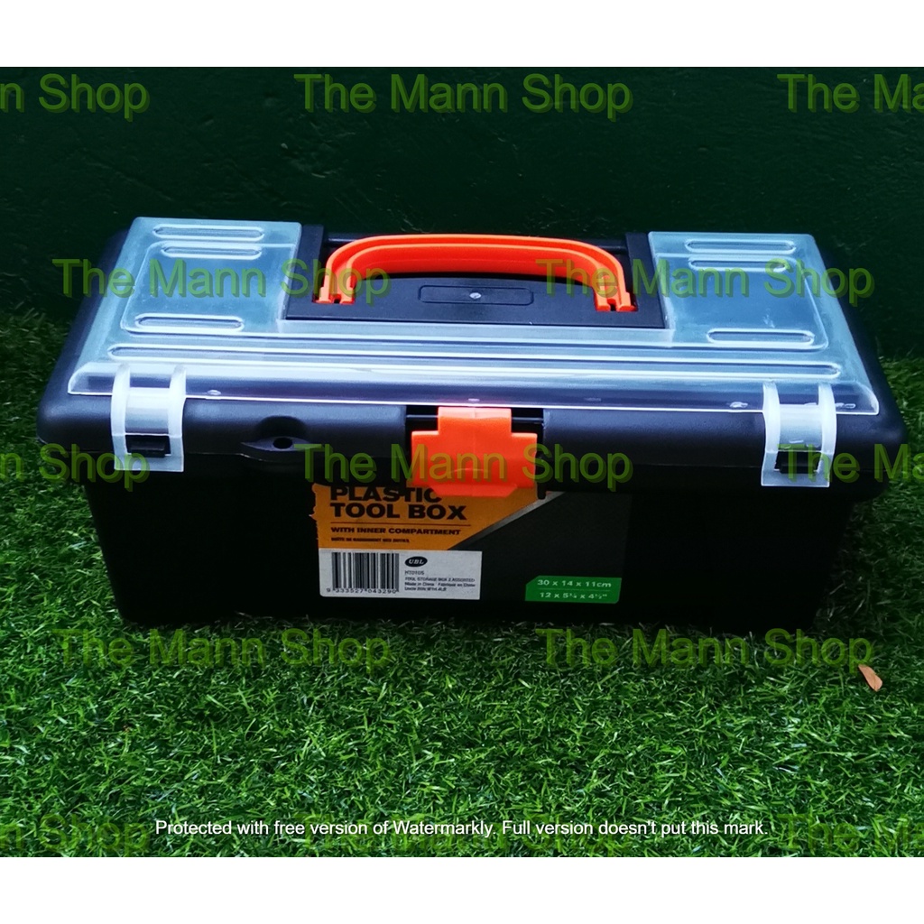 Plastic Tool Box with Inner Compartment. Tool Storage Box | Shopee ...