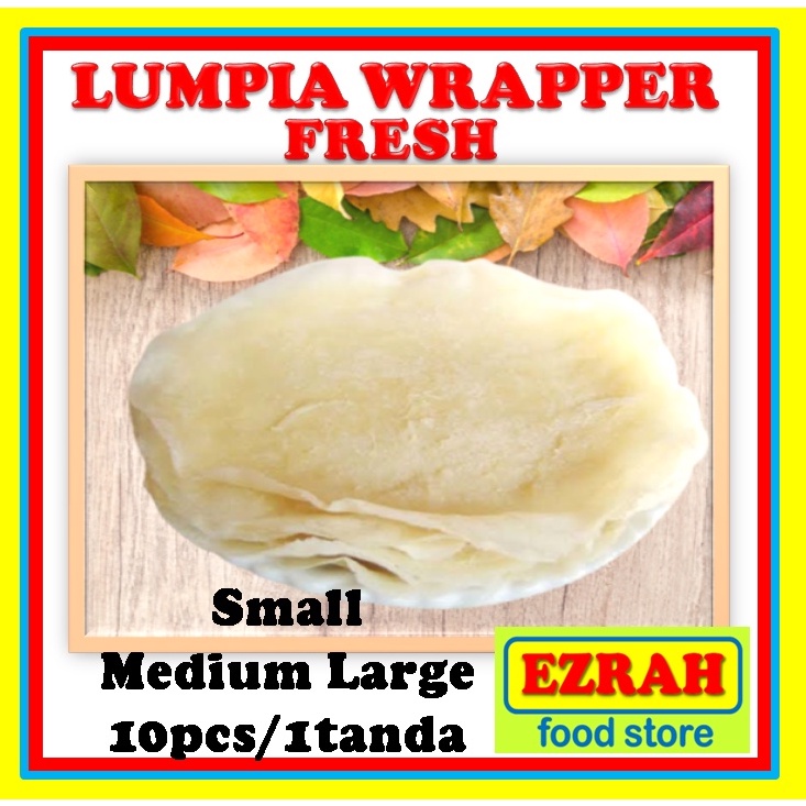 Fresh Lumpia Wrapper 10pcs/1tanda Small Medium Large Size | Shopee ...