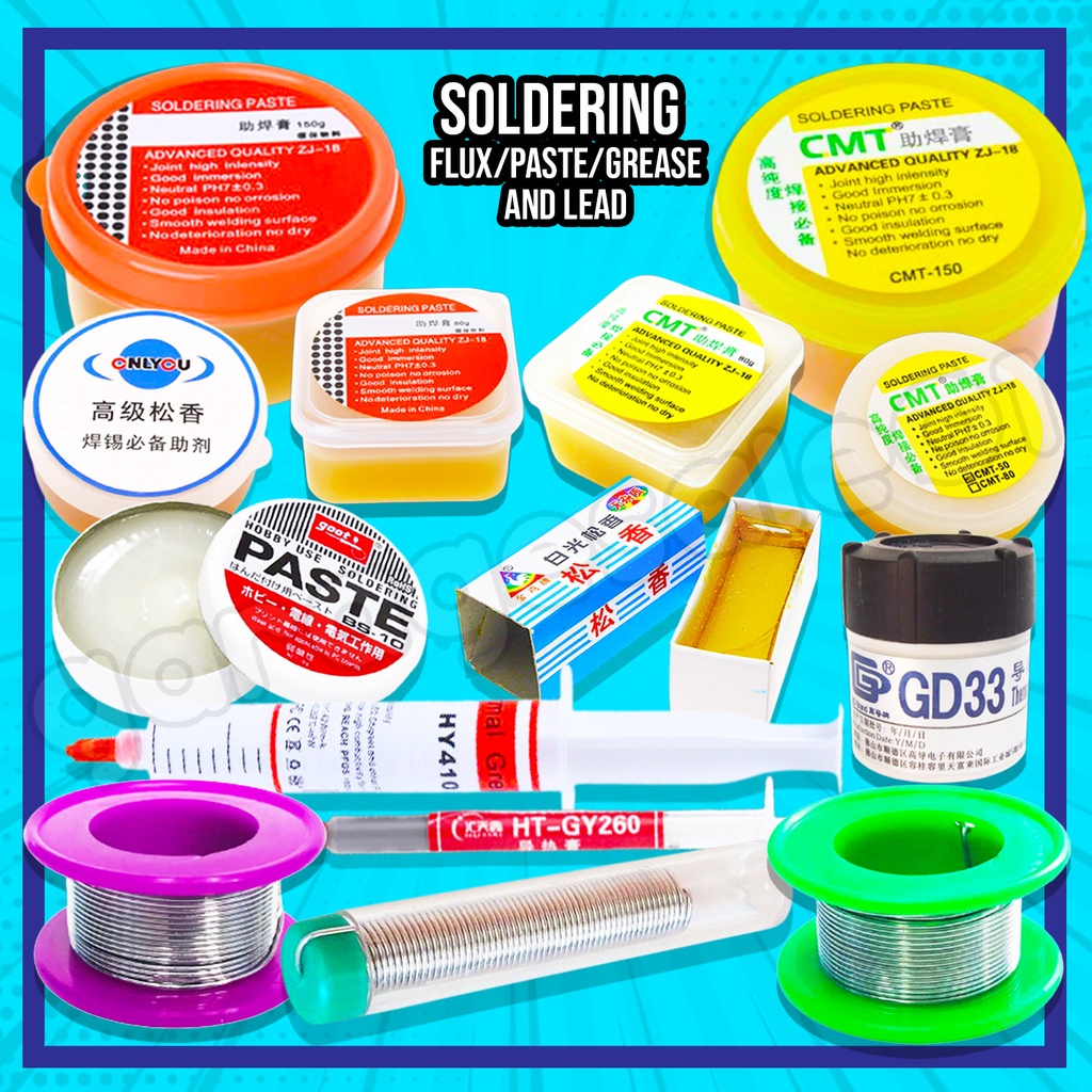 GS Soldering Paste Rosin Flux Lead Grease for Electronics, PCB, and ...