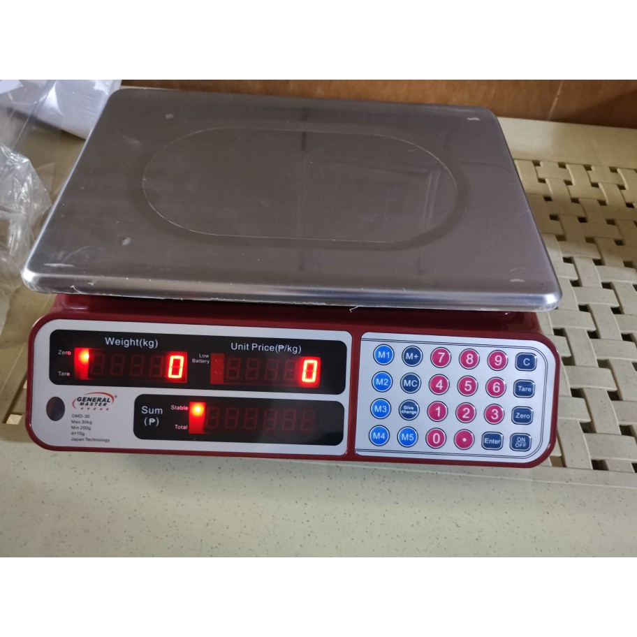 General Master Digital Scale Price Computing 10, 15 and 30 kgs 2 ...
