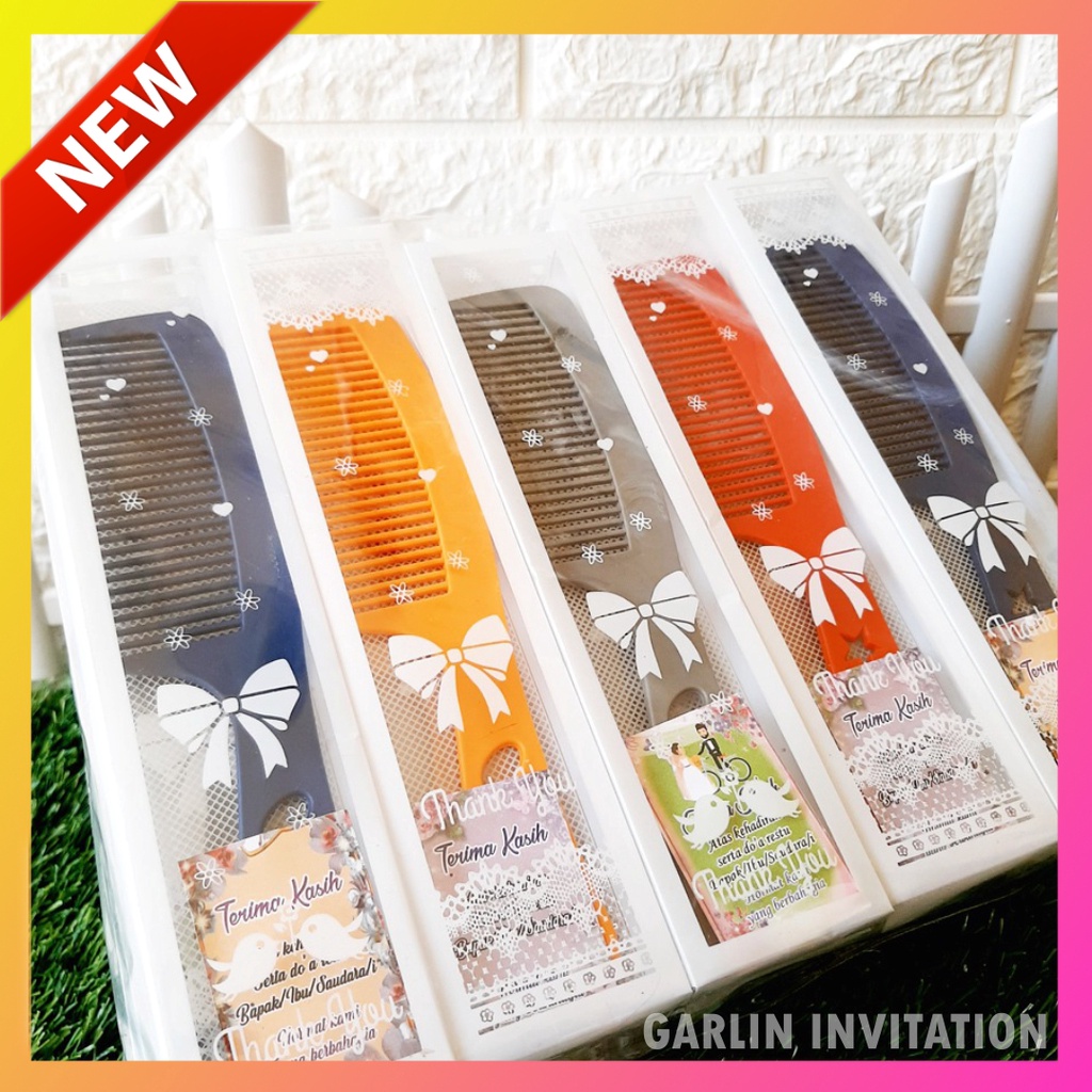 Souvenir Comb Colorful Hole Packaging Mica Box | Shopee Philippines