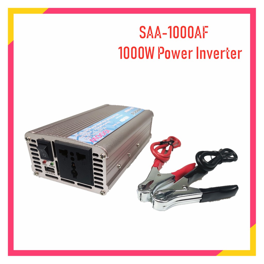 BOSCA 1000w 12v Dcto220-230v AC Car Solarpower Inverter Saa-1000af ...