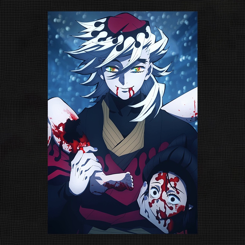 Demon Slayer Poster Wall Sticker Japanese Anime Poster Tanjiro Love ...