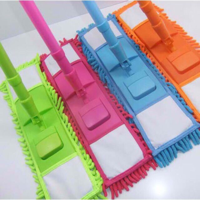 Amazing Microfiber Swivel Mop for Drying Floors (Beige) | Shopee ...