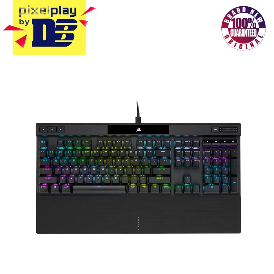 Corsair K70 RGB Pro Mechanical Gaming Keyboard With PBT Double Shot Pro Keycaps (Cherry MX ...