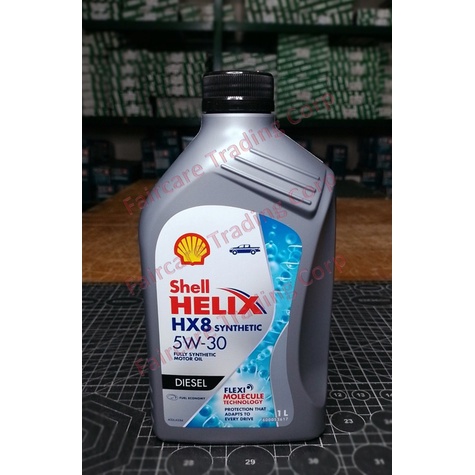 Shell Helix Diesel HX8 5W-30 Fully Synthetic Engine Oil 1Liter | Shopee ...