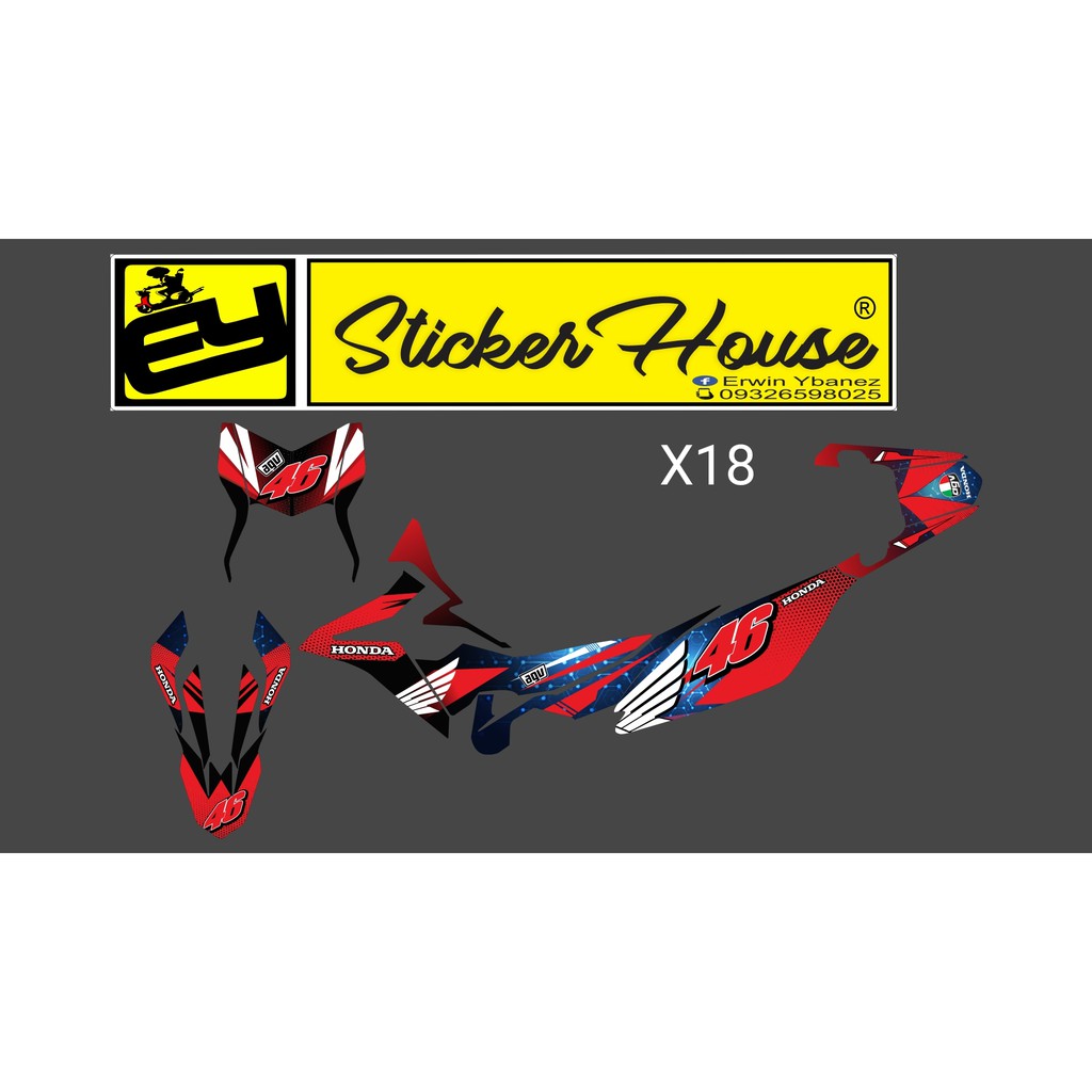 XRM fi 125 DECALS LAMINATED | Shopee Philippines