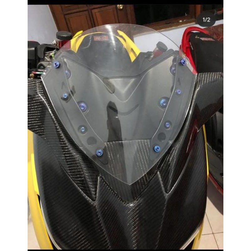 Visor Winshield xmax malossi visor xmax windhield yamaha xmax 250 ...
