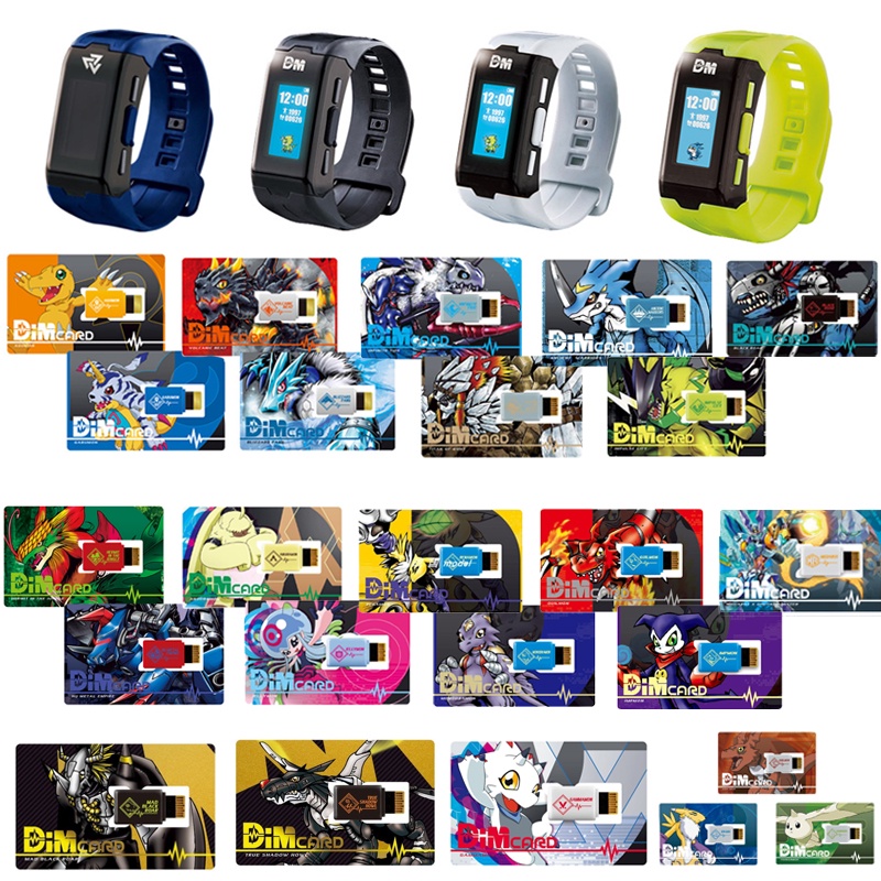 2022 NEW Bandai Genuine DIGIMON ADVENTURE Color Screen Watch Life ...