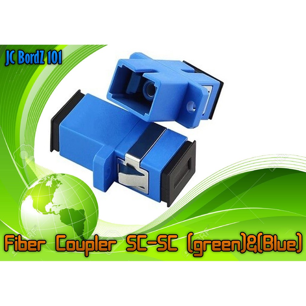 Fiber Coupler SC-SC (green)&(Blue) | Shopee Philippines