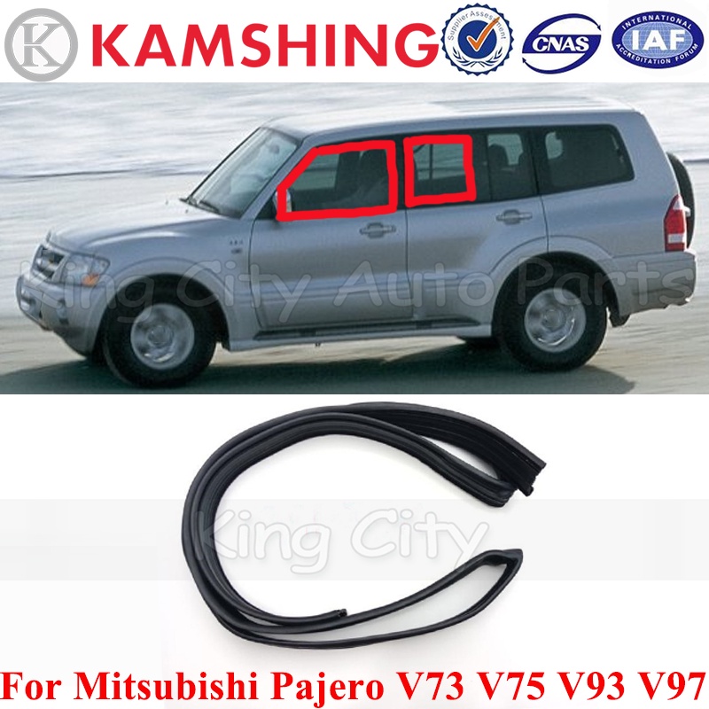 CAPQX For Mitsubishi Pajero V73 V75 V93 V97 Window rubber strip glass wool groove guide rail mud ...