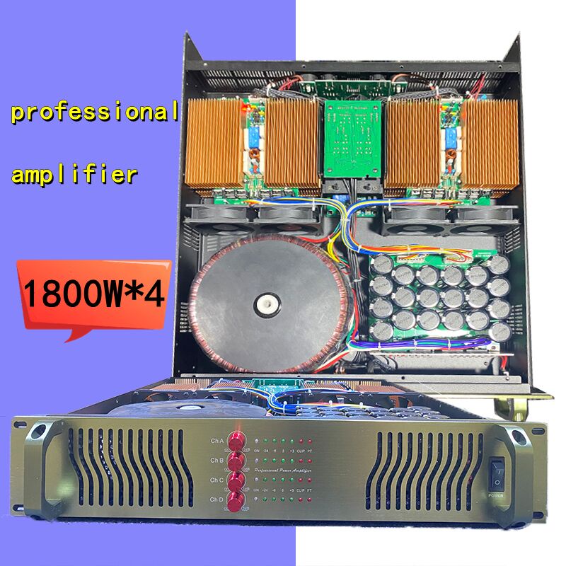 PADON amplifier 1800 watts *4 channels, professional amplifier, high ...