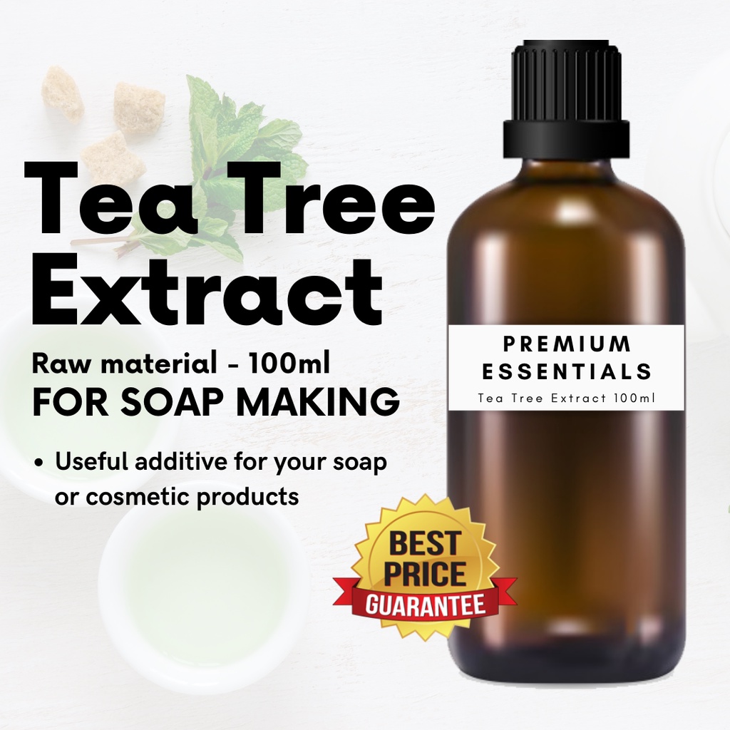 Tea Tree Extract Oil Based (100ml) For Soap Making and Cosmetic ...