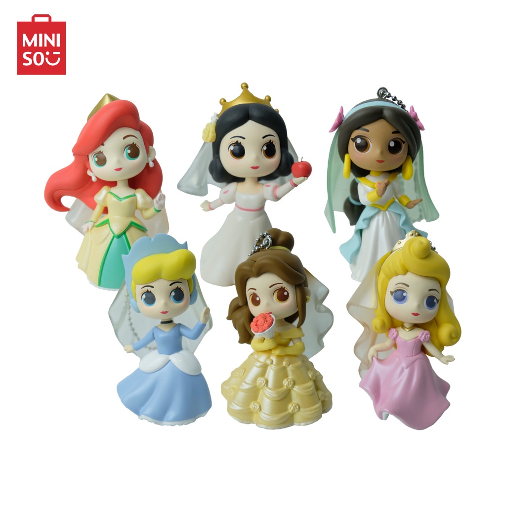 MINISO Random Box Model Disney Princess Collection Wedding Dress Bag ...