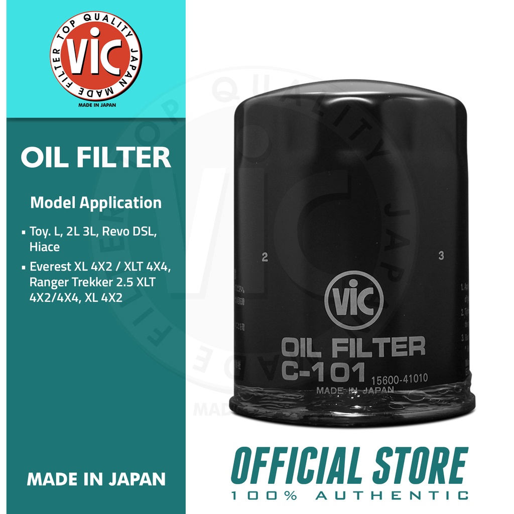 VIC Oil Filter C-101(Outlet) | Shopee Philippines