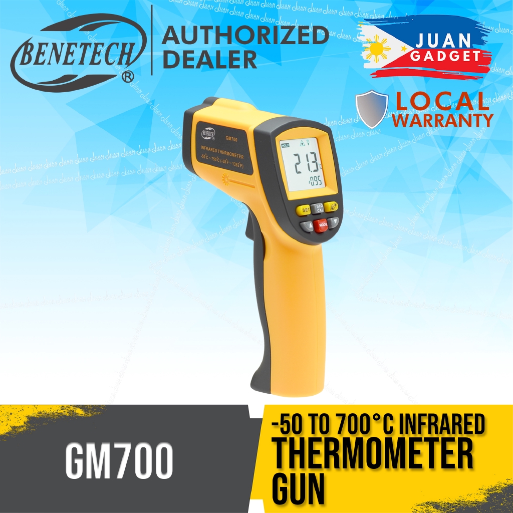 Benetech GM700 Non Contact Thermometer Laser Temp. Gun Infrared ...