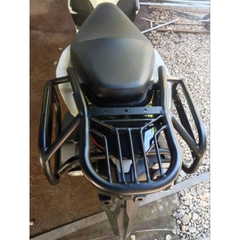 Honda Click 160 - Heavy Duty Top Box Bracket with Side Pannier Bracket ...