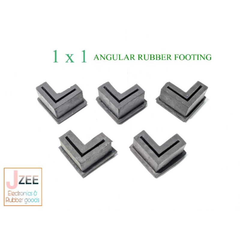 1x1 ANGEL BAR ANGULAR RUBBER FOOTING | Shopee Philippines
