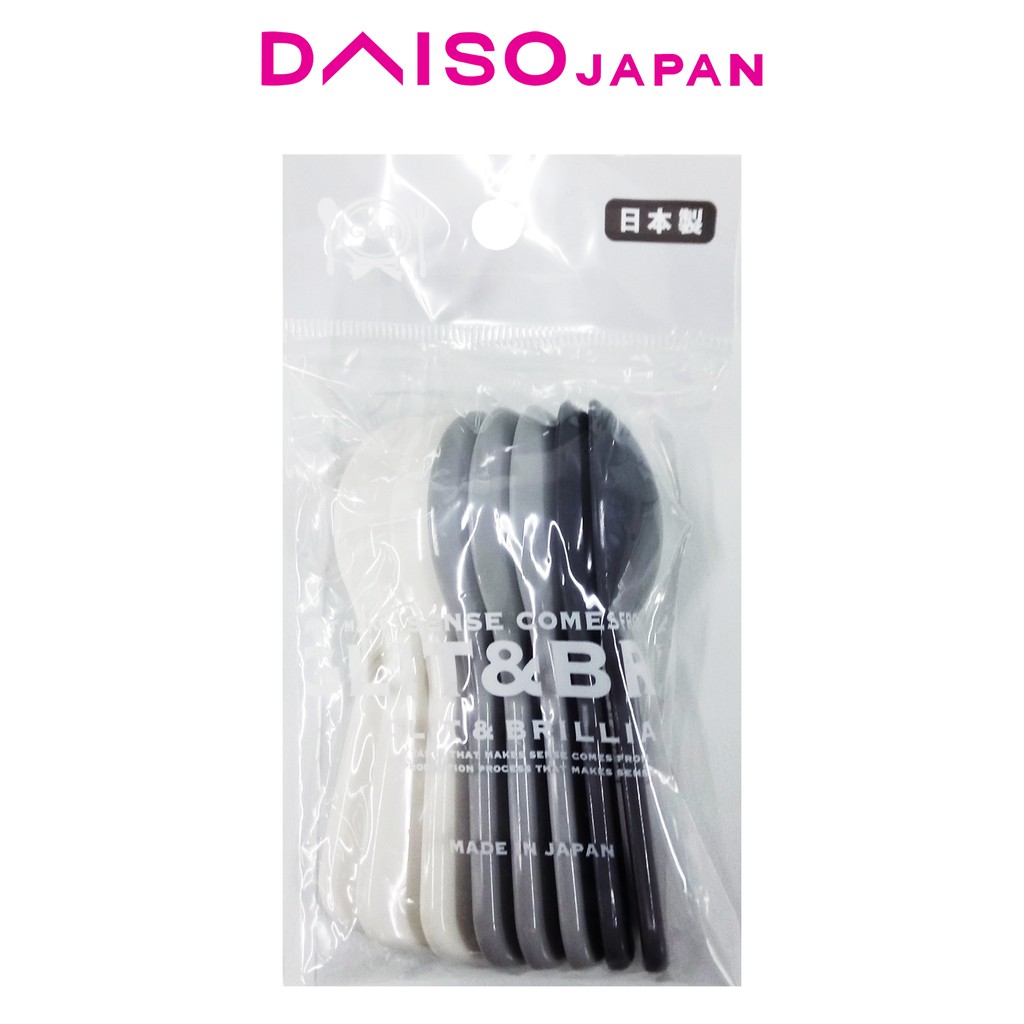 Daiso Ice Cream Spoon 8pcs | Shopee Philippines