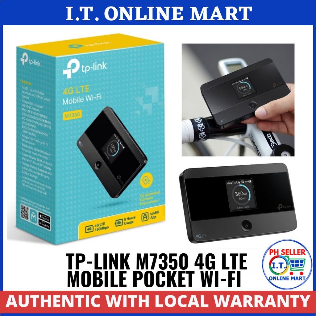 TP-LINK M7350 4G LTE Mobile Hotspot Pocket WI-FI | Shopee Philippines