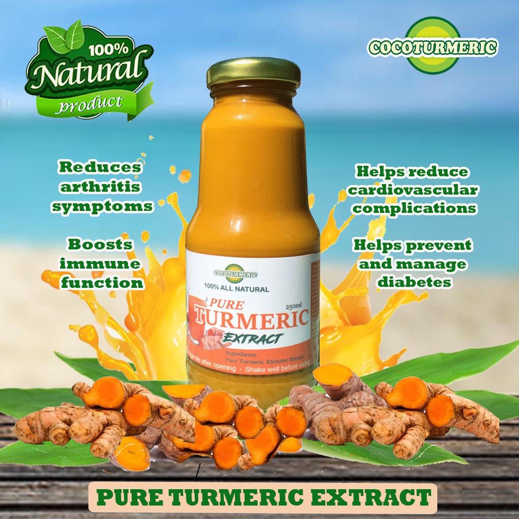 Pure Turmeric Extract, 250ML, All Natural | Shopee Philippines