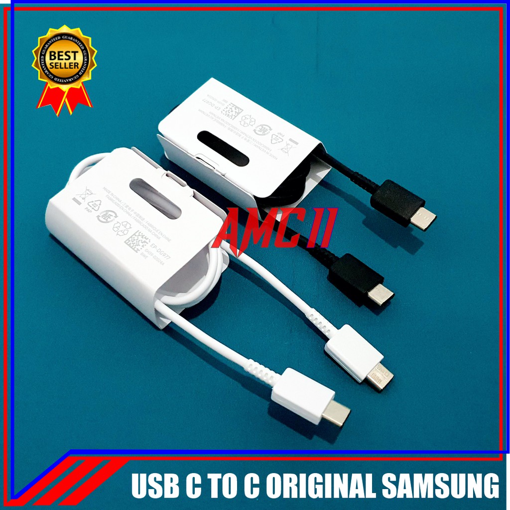 100% ORIGINAL Samsung Galaxy A72 Data Cable Super Fast Charging C To C ...