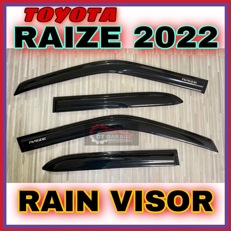 TOYOTA RAIZE 2022 RAIN VISOR | Shopee Philippines