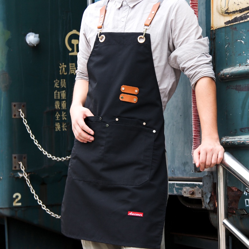 Super good quality kitchen cooking baking restaurant denim overalls ...