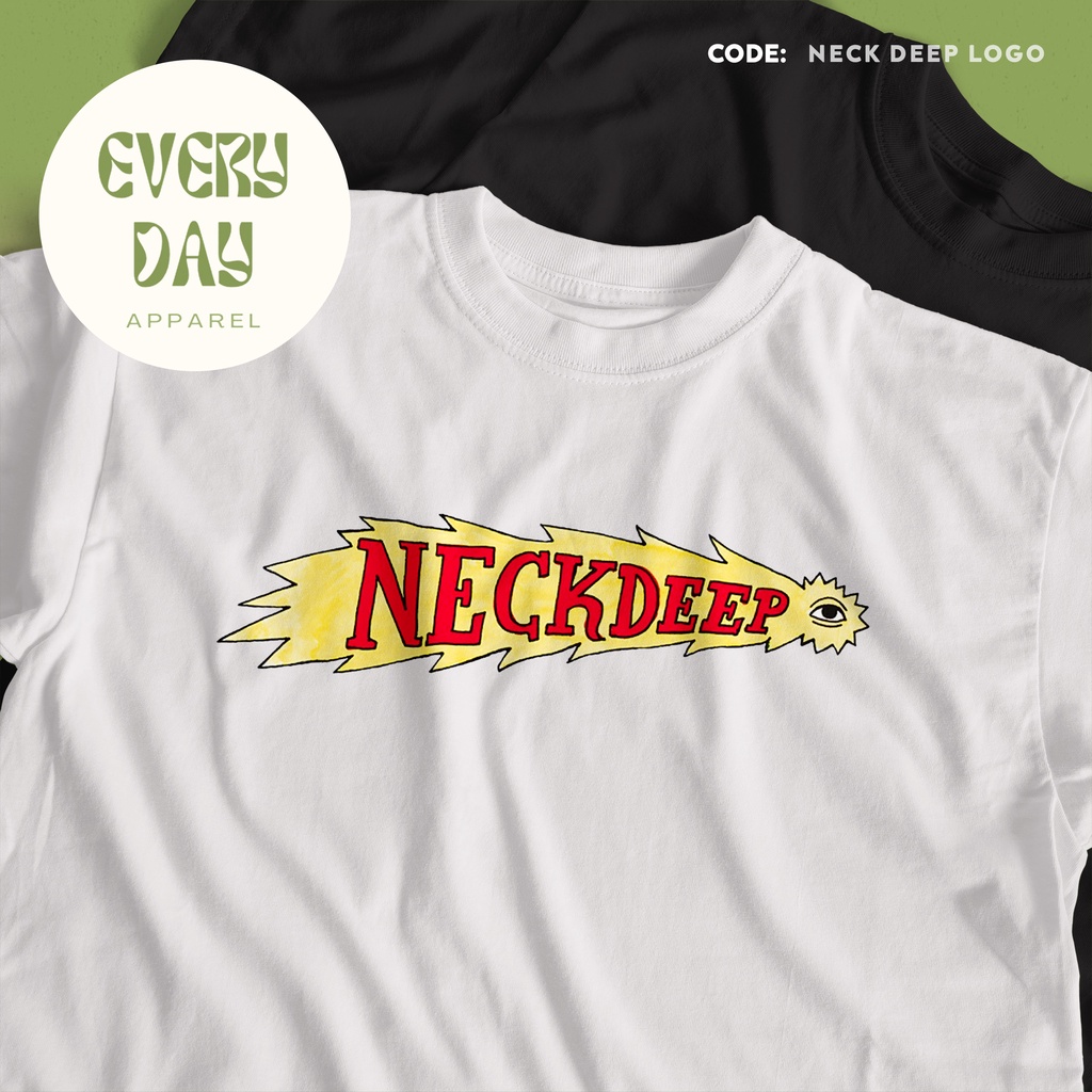 Neck Deep Logo | Everyday Apparel T-Shirt | Shopee Philippines