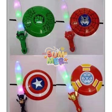 Superhero Music Light Shield Plus Weapon Toy Superhero weapon shield ...