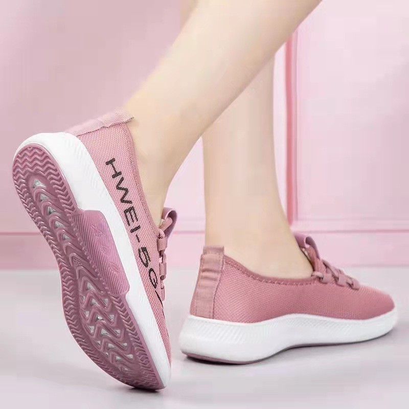 Shoes sneakers high heels Women's fashion shoes model 5G | Shopee ...