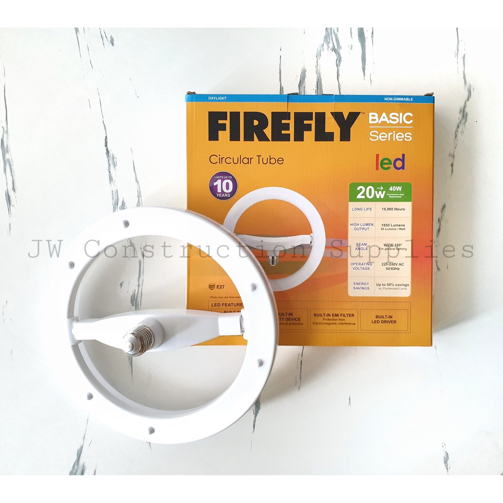 FIREFLY Circular Tube Led Daylight 20W | Shopee Philippines