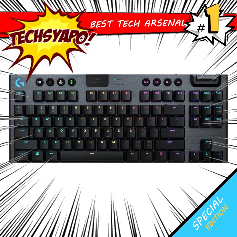 Logitech G913 TKL GL Blue Clicky Switch Lightspeed Wireless RGB ...