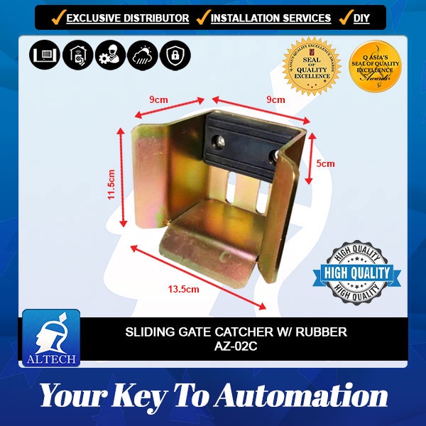 ALTECH Sliding Gate Hardware End Stopper / Catcher | Shopee Philippines