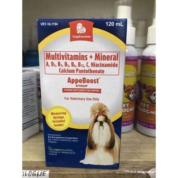 AppeBoost Multivitamins Supplement for Dogs 120ml | Shopee Philippines