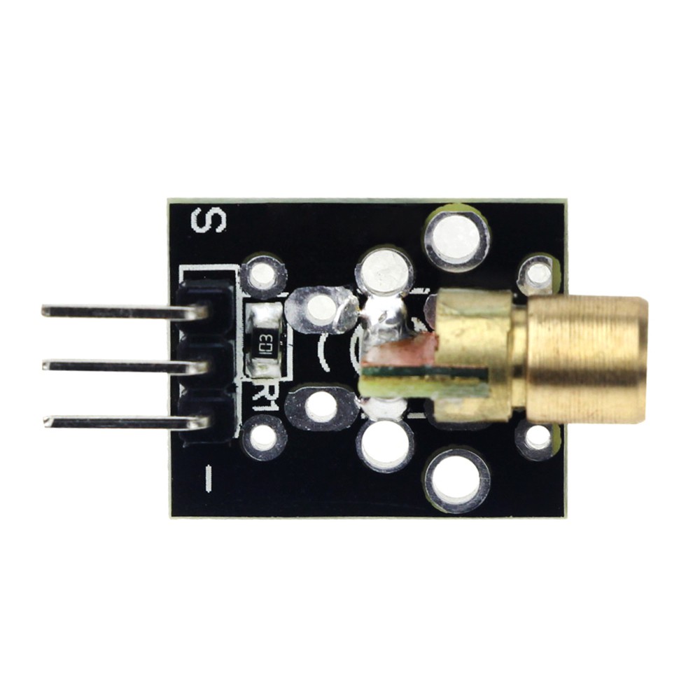 KY-008 650nm Laser sensor Module 6mm 5V 5mW Red Laser Dot Diode Copper ...