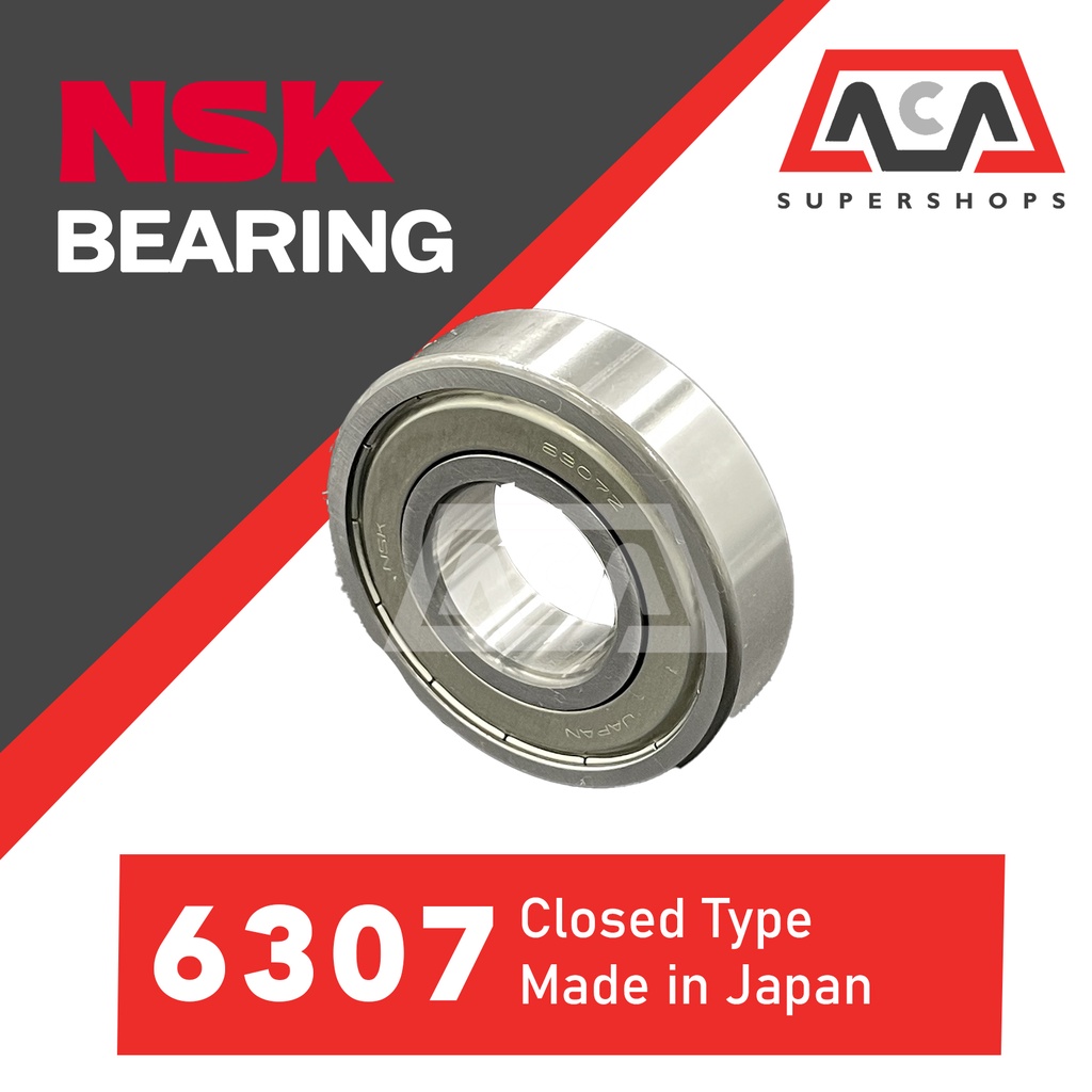 NSK 6307 ZZ Deep Groove Ball Bearing - Closed - 35x80x21mm - Original Small Bearing for ...