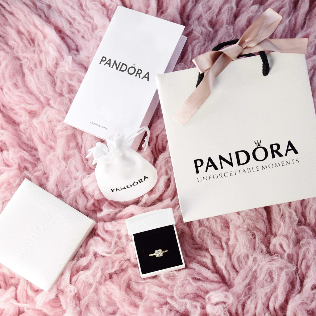 pan earrings gift box and pan paper bag bracelet box silver Polishing ...