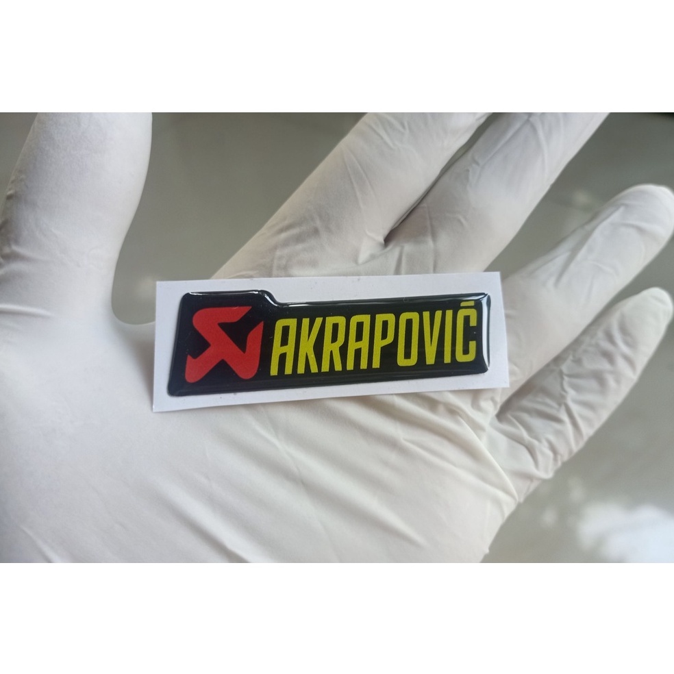 Akrapovic Sticker Flexible emblem Sticker | Shopee Philippines