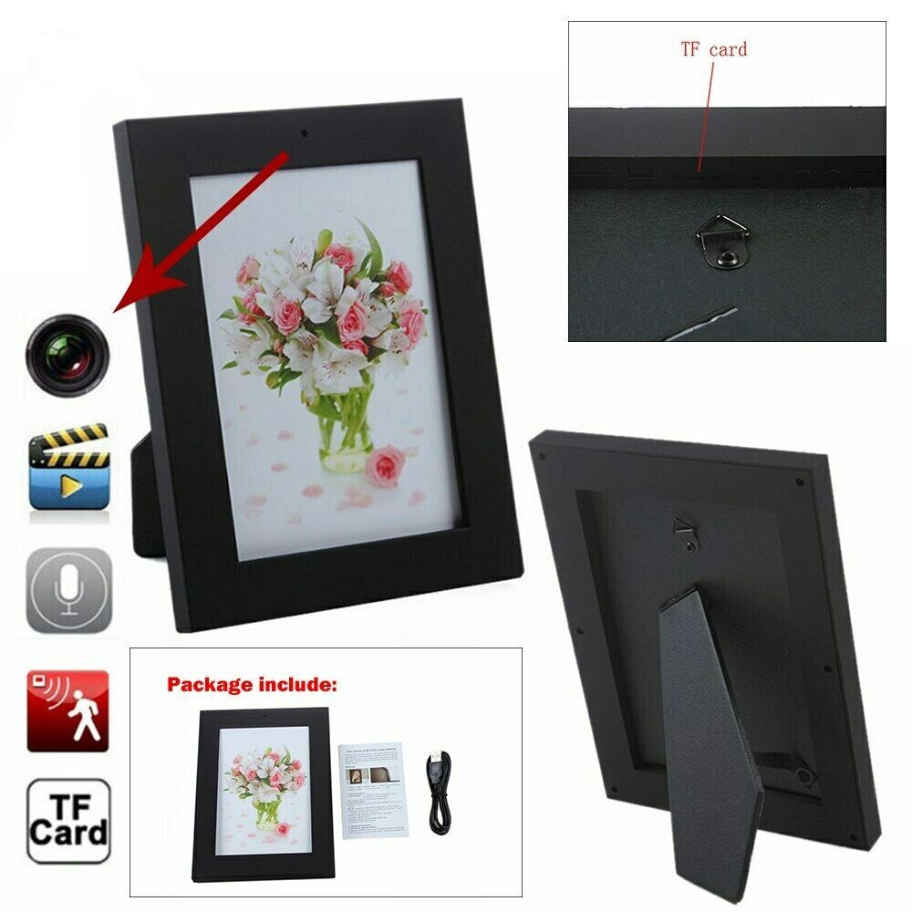 HD1080p Home Photo Frame Camera SPY Hidden Recorder Cam Nanny Picture ...