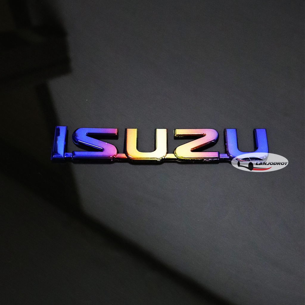 Isuzu Tailgate Logo Titanium Color For All New D-MAX 2012-2018 | Shopee ...