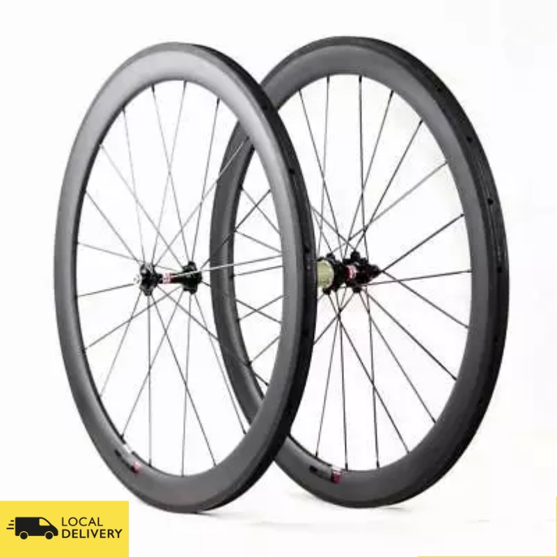 Rave Road Bike Aero Carbon Wheels Novatec 271/372 Hubs | Shopee Philippines