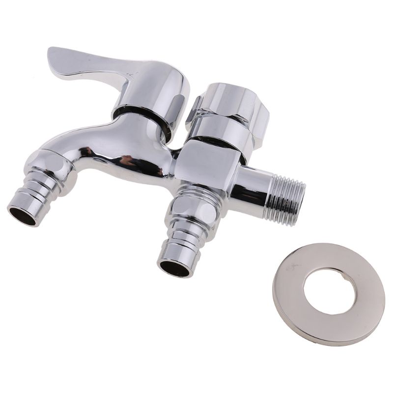 HL Multifunctional Washing Machine Faucet Double Outlet Dual Connector ...