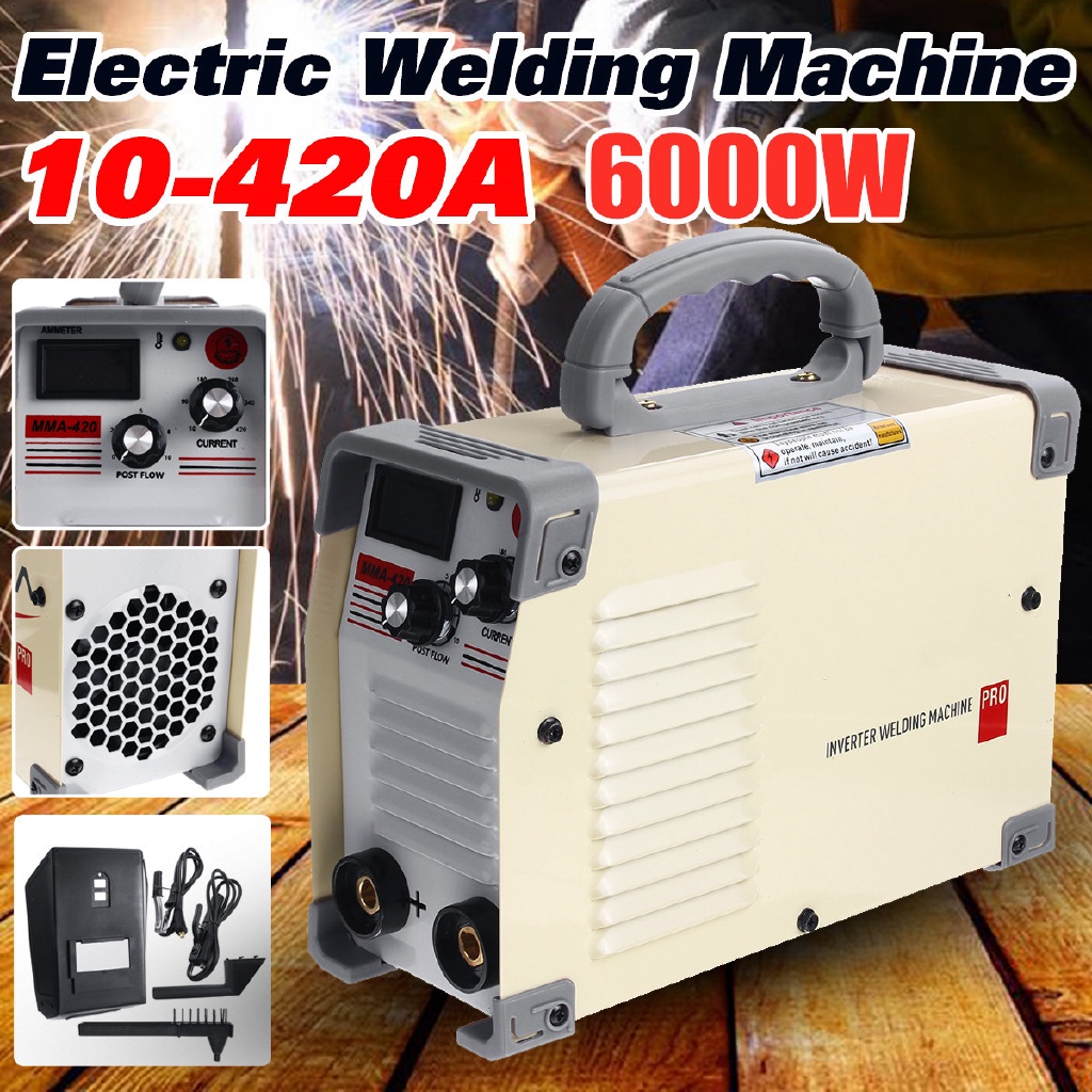 220V Mini Tig Inverter 10-420A Handheld Mini MMA DC Inverter Welding ...