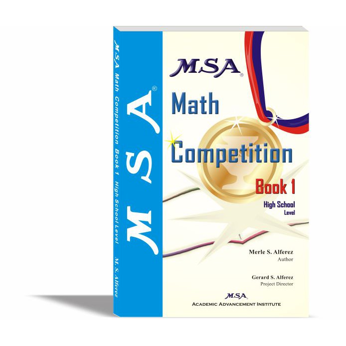 MSA Math Competition Book 1 High School Level (Authentic / Brand New ...