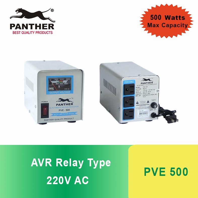 Panther PVE 501 AVR Relay Type, Output 220V AC | Shopee Philippines